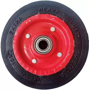 RUN+ Heavy Wheels for Generators Diesel Engine Trolley Round ( 8 Inches ...