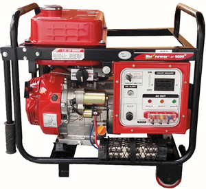 HPM HP-13000RE Petrol or LPG Powered Genset Single 3P Recoil Self Start ...