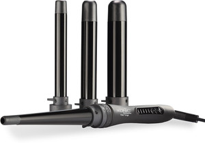 Ikonic Professional Multi Tong 4 in 1 Hair Curler Electric Hair Curler ...