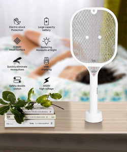 Pest Reject Anti-Mosquito Racket / Rechargeable Insect Killer Bat ...