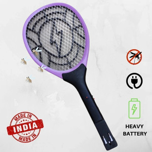 RAJREKHA Electric Mosquito Racket - Bug Zapper & Killer Random Color ...