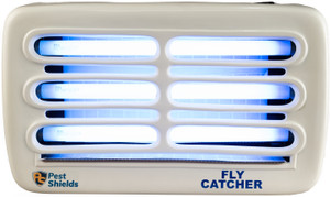 Pest Shields Fly Catcher - Front Mounted with 3 Tubes Electric Insect ...