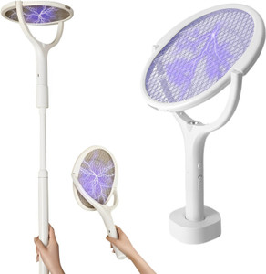 Tlismi 90° Rotating Head Mosquito Racket with Base Stand & Extendable ...