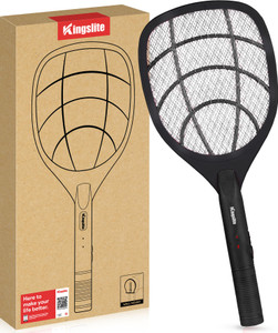 KINGSLITE Hunter Mosquito Bat Buzz Racket Electric Insect Killer Indoor ...