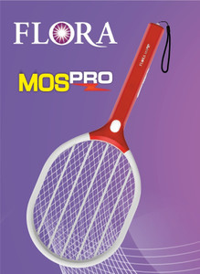 FLORA MOSPRO FLORA MOSPRO Mosquito Killer Bat Racket Electric Fly ...