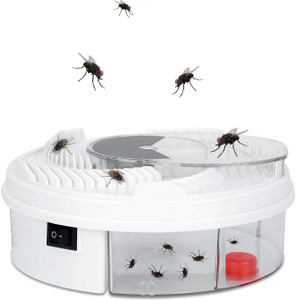 HaappyBox USB Fly Trap Fly Catcher Rotating Fly Killer Machine Home ...