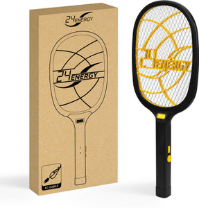 24 ENERGY Smart Buy Black Premium Mosquito bat with LED Light + wire ...