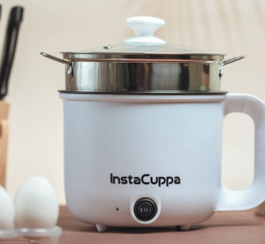 InstaCuppa 3-in-1 Multi Cook Kettle with Steamer | Non-Stick Inner Pot ...