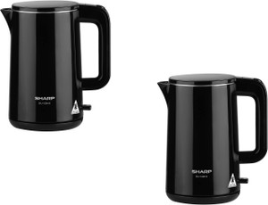 Sharp by Sharp EKJ-15DN-B Electric Kettle PACK OF 2 Beverage Maker ...