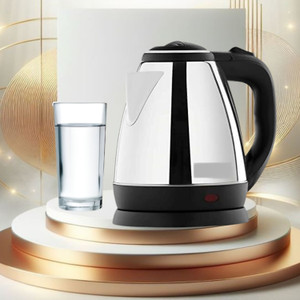 GUGGU Electric Kettle with Stainless Steel Body, 1.5ltr for boiling ...