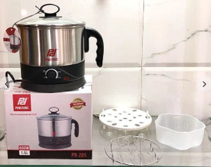 Poweronic Stainless Steel Multipurpose Electric Kettle For Tea & Coffee ...
