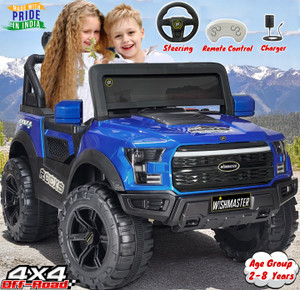 Wishmaster 4x4 Pobo Kids Driving Car With Remote , Mobile App + Manual ...