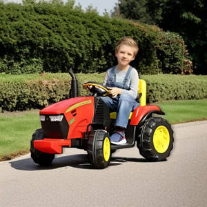 DaiilySnippets Kids Ride On Tractor 12V Battery operated Electric ...