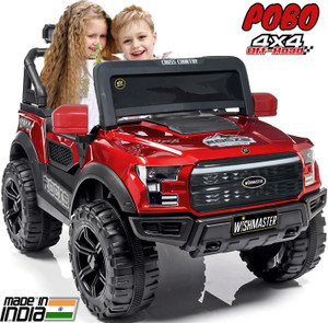 Wishmaster 4x4 Pobo Kids Driving Jeep Car Battery Operated Ride On ...