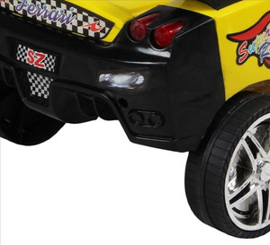 Myhoodwink Kids Ferrari magic car, ride on musical Car Non Battery ...