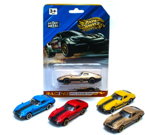 Big Tree ZOOM WHEELZ 4 Car Metal Cars Racing Mini Diecast Models Set ...