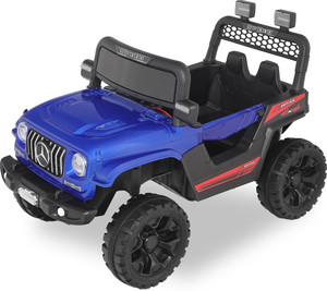 MINI CRUISERS Kids Premium G63 Painted Metallic Blue 4x4 Jeep Battery ...