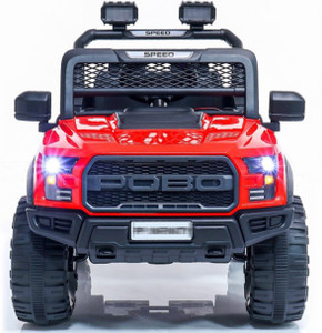 SmallBoyToys POBO RED (1-8YRS) KIDS BATTERY CAR Jeep Battery Operated ...