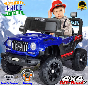 Wishmaster 4X4 Motor Electric Battery Car With Driving+Parents Remote ...