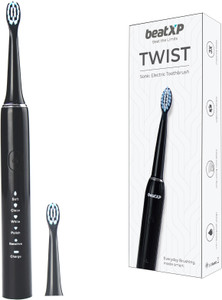 beatXP Twist Sonic with 2 Brush Heads & Rechargeable Electric ...