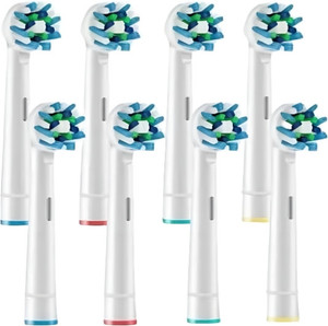 VUVAIL Electric Toothbrush Heads Pack Of 8 For Adults And Kids Electric ...