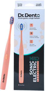 Dr. Dento Neo Series Sonic Electric Toothbrush - Coral Red Electric ...