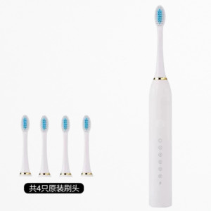 Bristboo Blue Kids Electric Toothbrush with Gentle Vibrations Electric ...