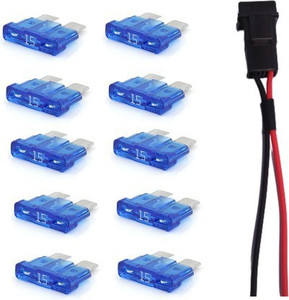 THE BLP 5 AMP Blade Fuse With fuse Holder 12V Plastic Ceramic Blade ...