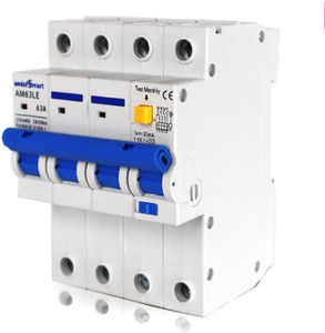 amiciSmart Protection, Shock-Proof Circuit Breaker 3-Phase Switchable ...