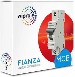 Wipro FIANZA 20A SINGLE POLE C CURVE MCB Price in India - Buy Wipro ...