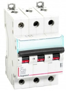 Legrand 408656 DX3 20A Triple Pole TP C20A AC MCB 10ka C curve 408656 ...