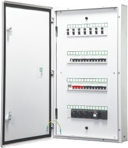 Schneider Electric Acti 9 - Flexi tier DB - double door metal - 4 tier ...
