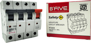 b'five C63A. Three Pole C Curve Tpn Mcb (Triple pole+Neutral) mcb BSF ...