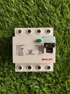 HOLARD 4 POLE RCCB 63AMP 30MA 63A4P30MA MCB Price in India - Buy HOLARD ...
