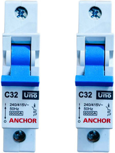 ANCHOR Uno 32 Amp MCB Price in India - Buy ANCHOR Uno 32 Amp MCB online ...