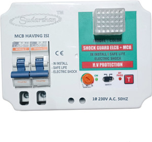 sudarshan Alarm Siren ELCB+RCCB+ MCB 2 Pole 32A with High Voltage ...