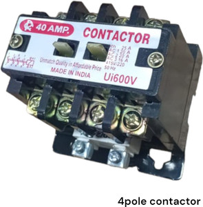 rc electric india 40A 4 pole 220V contactor BCH TYPE RC40A4P2 MCB Price ...