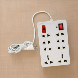 LifoDora Surge Protector 8 Socket Extension Boards(White,2.5m)HC125 ...