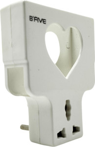 b'five Mobile Holder With Universal Three Pin Socket Plug Holder Stand ...