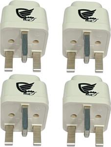 vadda bai UK Universal Flat 3 Pin (Type G) Set of 4 pcs. 13A Travel ...