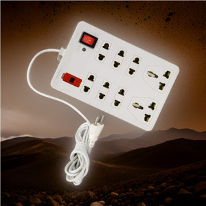 LifoDora 8+1 with Fuse,8 Socket Extension Boards(White,2.5m)FS141 Power ...