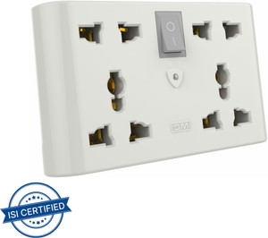GM 4 Way 3 Pin Universal Travel Adaptor. Three Pin Plug Price in India ...