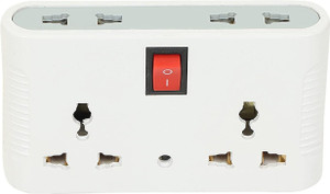 homeberry 4 MultiPlug with Individual Switches, LED Indicators and Fuse ...
