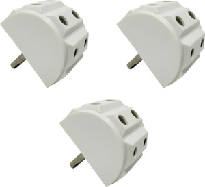 b'five 2X5 Multi plug Socket 2Pin x 5 Pin A/C Surge protector Extension ...