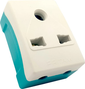 Pritam Manish-multiplug Universal 240V 6A Multi Plug Adapter | 3 Pin ...