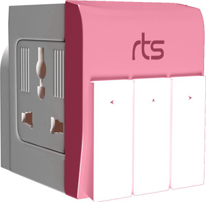 Jihaan 3Way Socket Plug Adapter Universal Input Plug with Individual ...