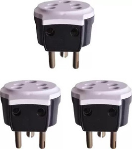 shivay enterprise 3 PIN TOP 6 AMP Three Pin Plug Price in India - Buy ...