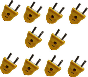 b'five 2pin top Guitar Plastic Plug Top 240V 6A Pack of 10 Two Pin ...