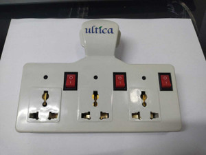 ULTICA 3 Universal Multiplug Socket Extension with Individual Switch ...
