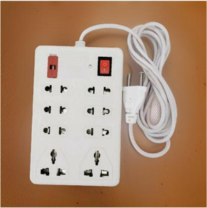 LifoDora 8]x1 SPIKE GUARD 8 Socket Extension Boards (White, 2 m) As58 ...